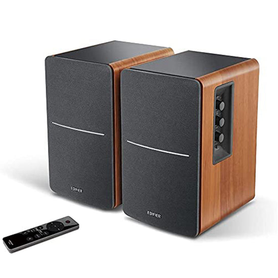 Edifier R1280DBs Bookshelf Speaker with Sub-Out & Bluetooth 5.0 - BROW ...