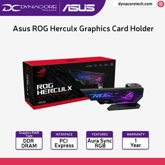 ASUS ROG Herculx Graphics Card Holder– Dynacore Technologies Pte Ltd