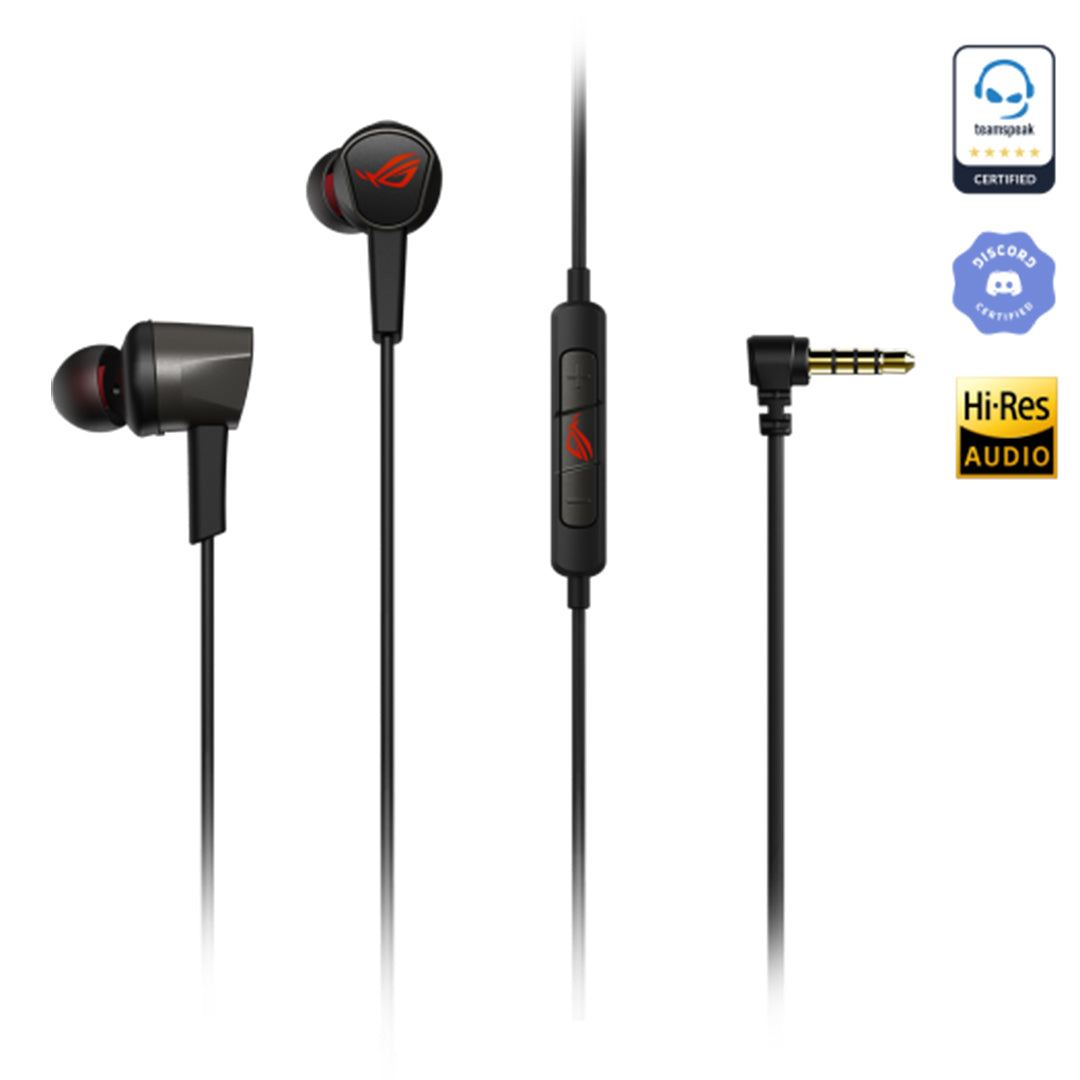 ASUS ROG CETRA II CORE IN-EAR GAMING HEADPHONES - 192876784129 ...