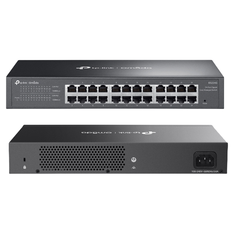 TP-Link ES224G Omada 24-Port Gigabit Easy Managed Switch - 12100026007 ...