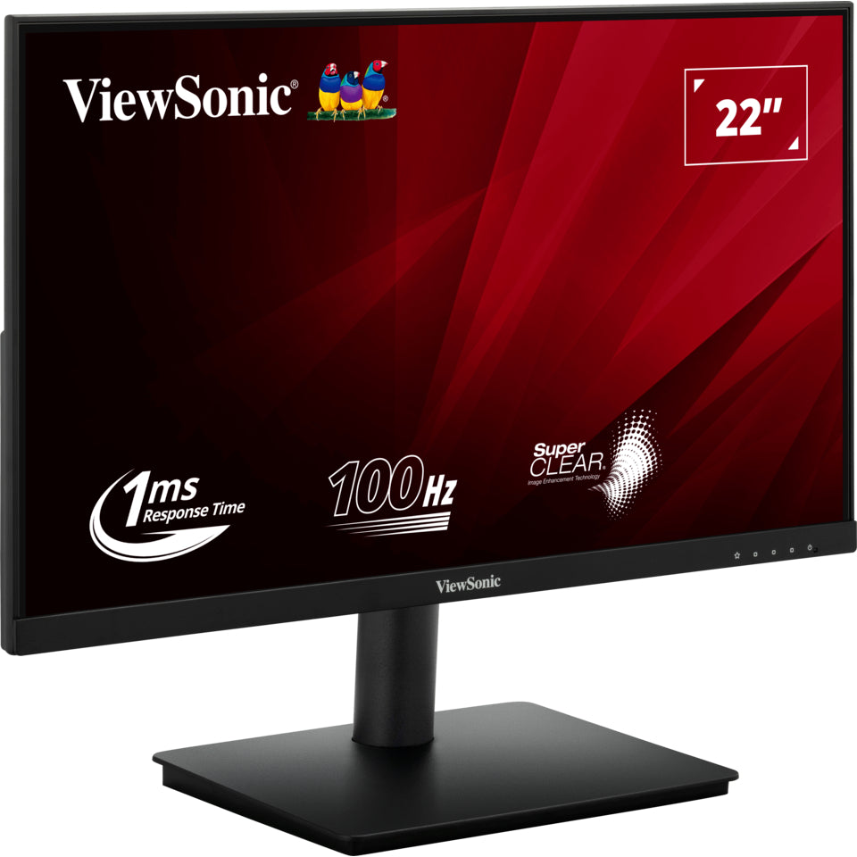 ViewSonic VA220-H 22" Full HD Monitor - 1920x1080, 100Hz, 1ms HDMI/VGA ...